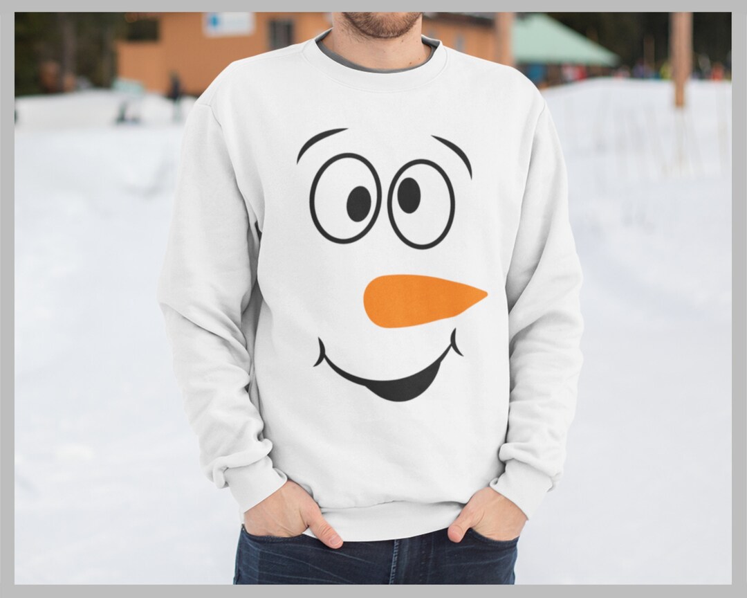 Snowman Costume Sweater Snowman Sweatshirt Winter Sweater - Etsy