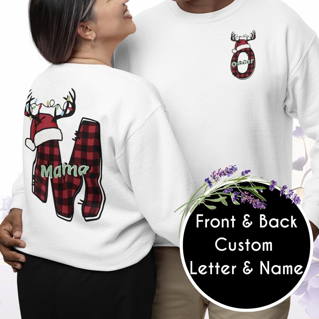 Personalisierbarer Name: Custom Family Matching Sweater - Etsy