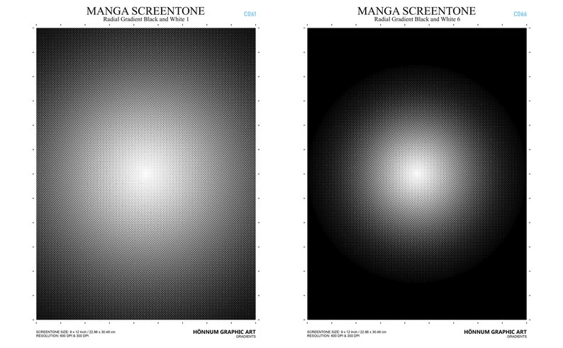 Screentones Collection 3 - Gradients / Photoshop Patterns / Photoshop ...