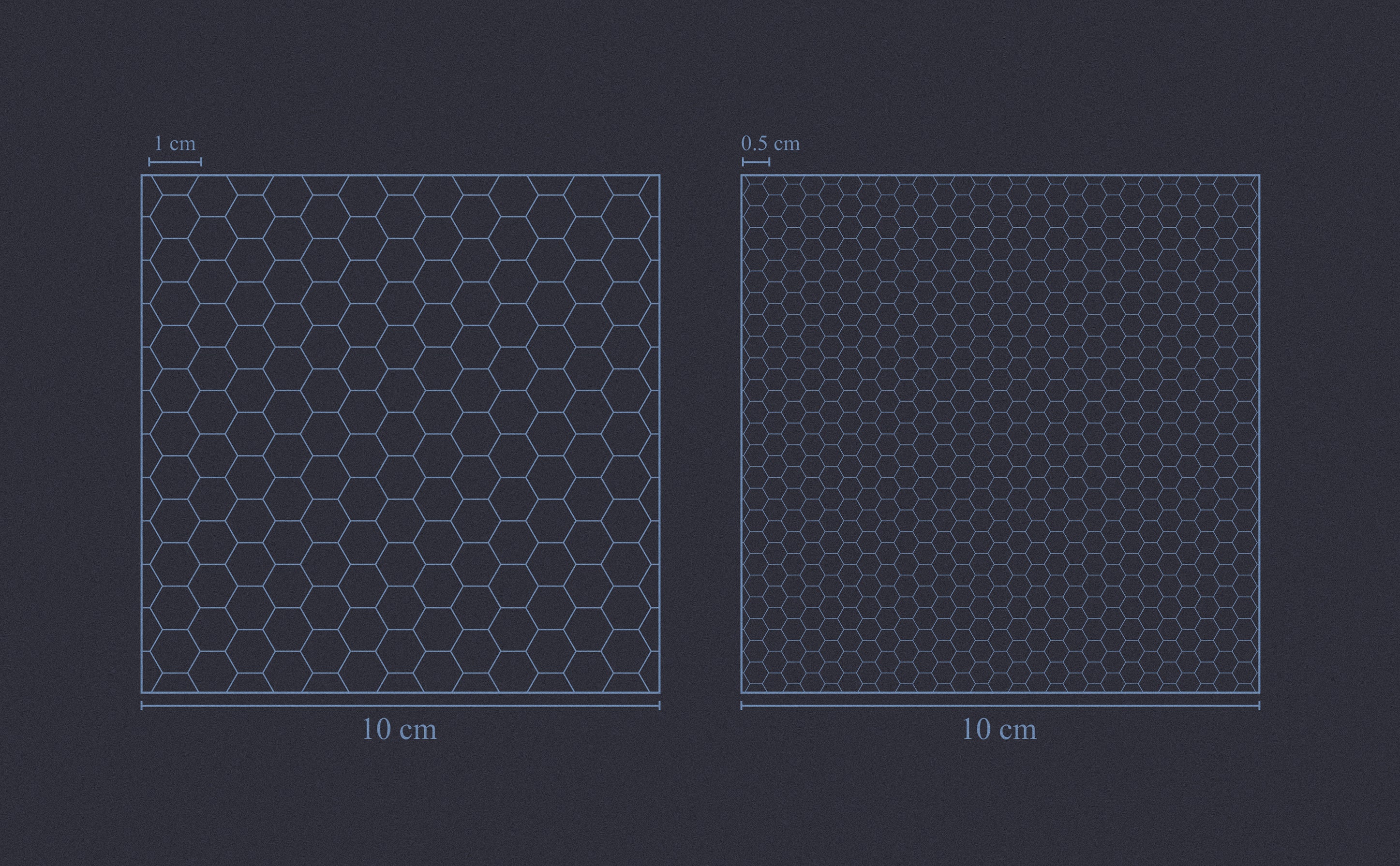 Hexagonal Graph Paper Template Collection / Photoshop Patterns ...