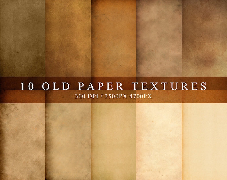 Old Paper Textures / Digital Texture / Background Texture / Photo ...