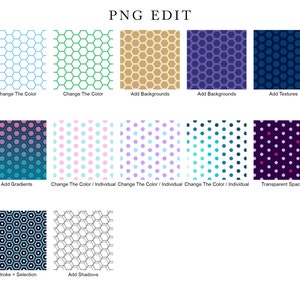 Hexagonal Graph Paper Template Collection / Photoshop Patterns ...
