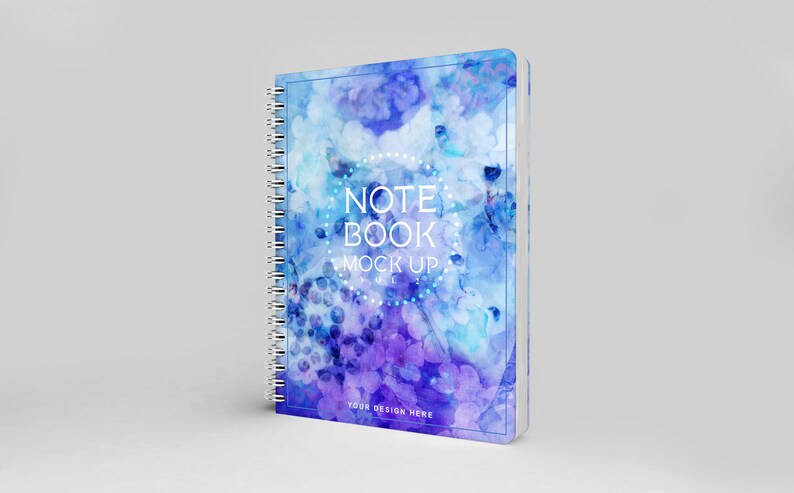 Notebook Mockup Vol 2 / Journal Mockup / Spiral Notebook Mockup / Diary ...