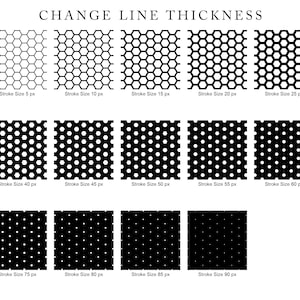 Hexagonal Graph Paper Template Collection / Photoshop Patterns ...