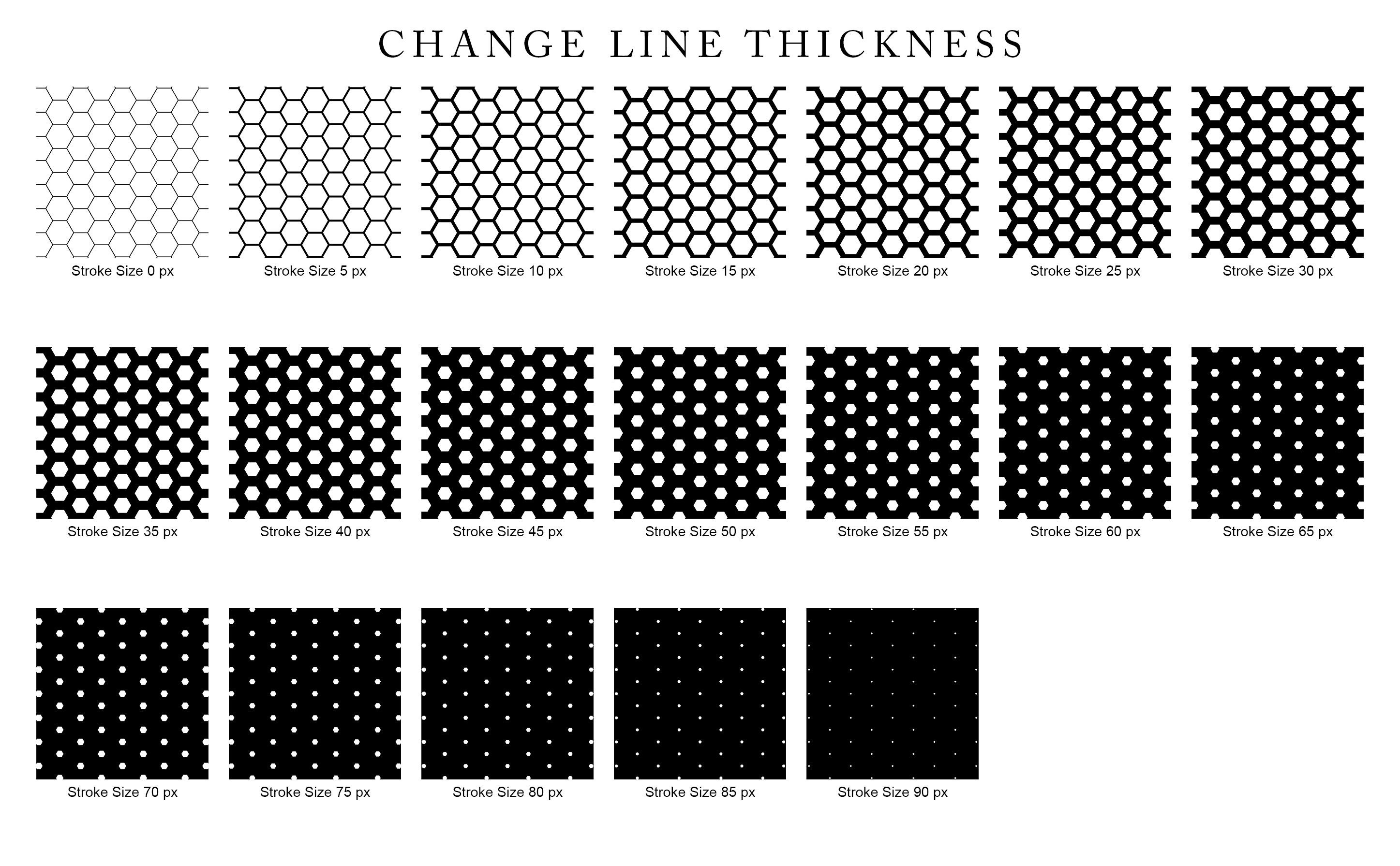 Hexagonal Graph Paper Template Collection / Photoshop Patterns ...
