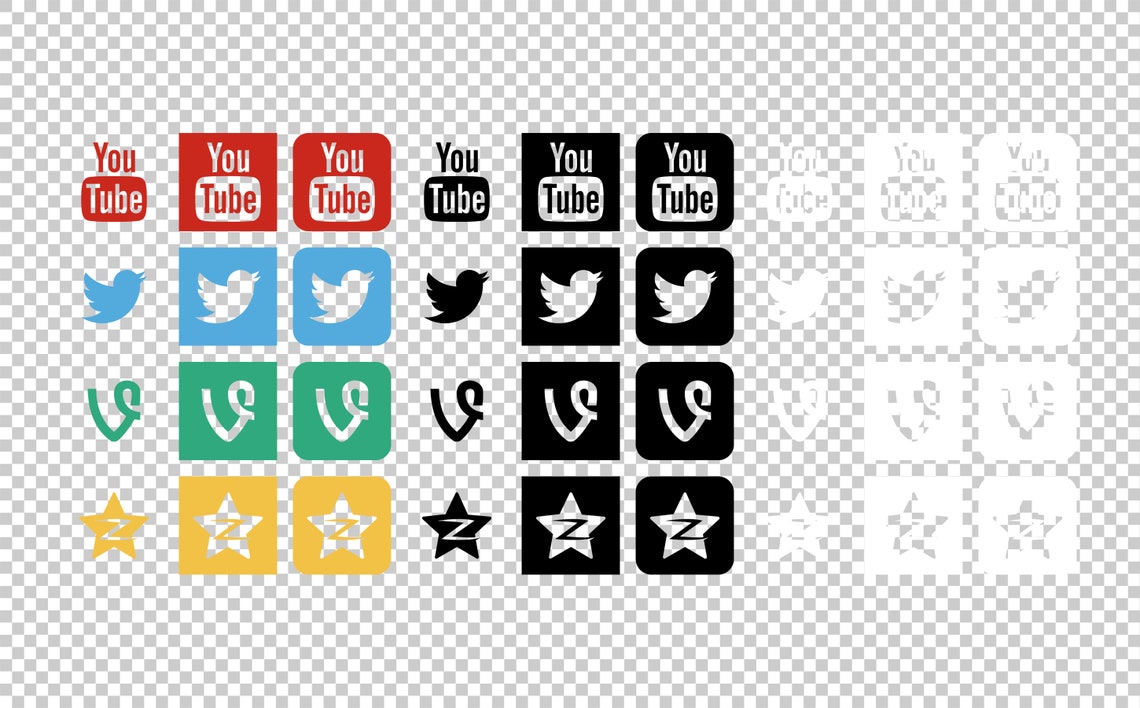 80 Social Media Icons Mega Pack / Website Icons / Blog Icons ...