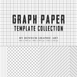 Graph Paper Template Collection / Photoshop Patterns / Journal Graph ...
