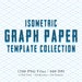 Isometric Graph Paper Template Collection / Photoshop Patterns ...