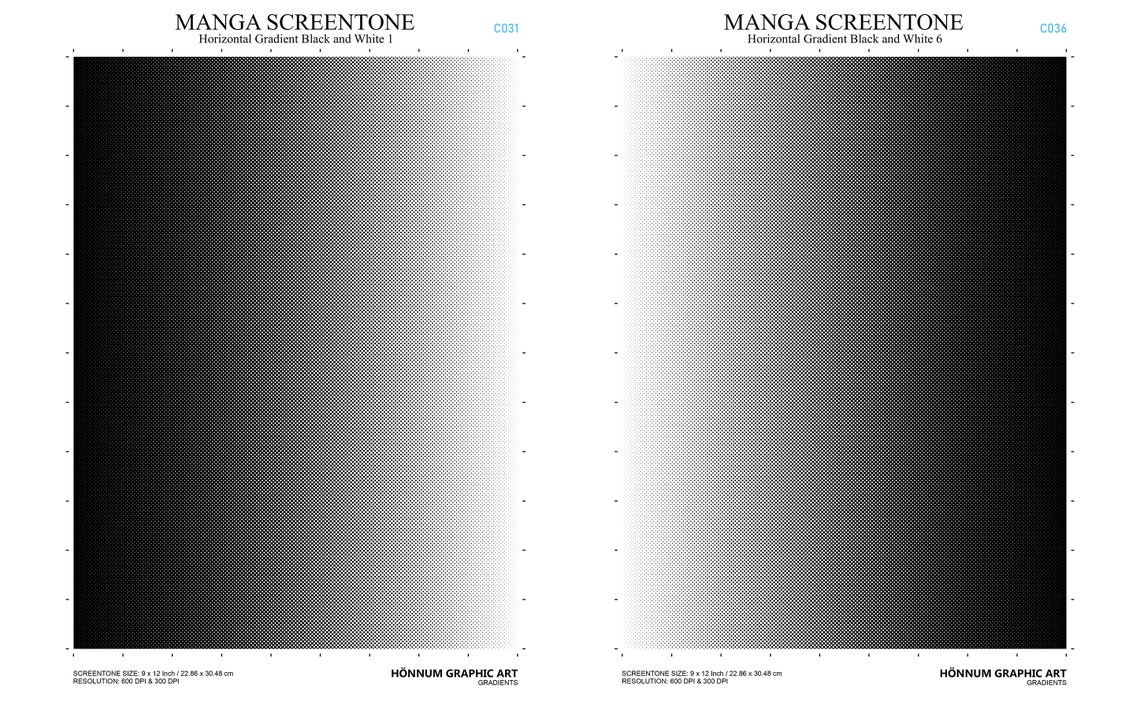 Screentones Collection 3 Gradients / Photoshop Patterns / Photoshop ...