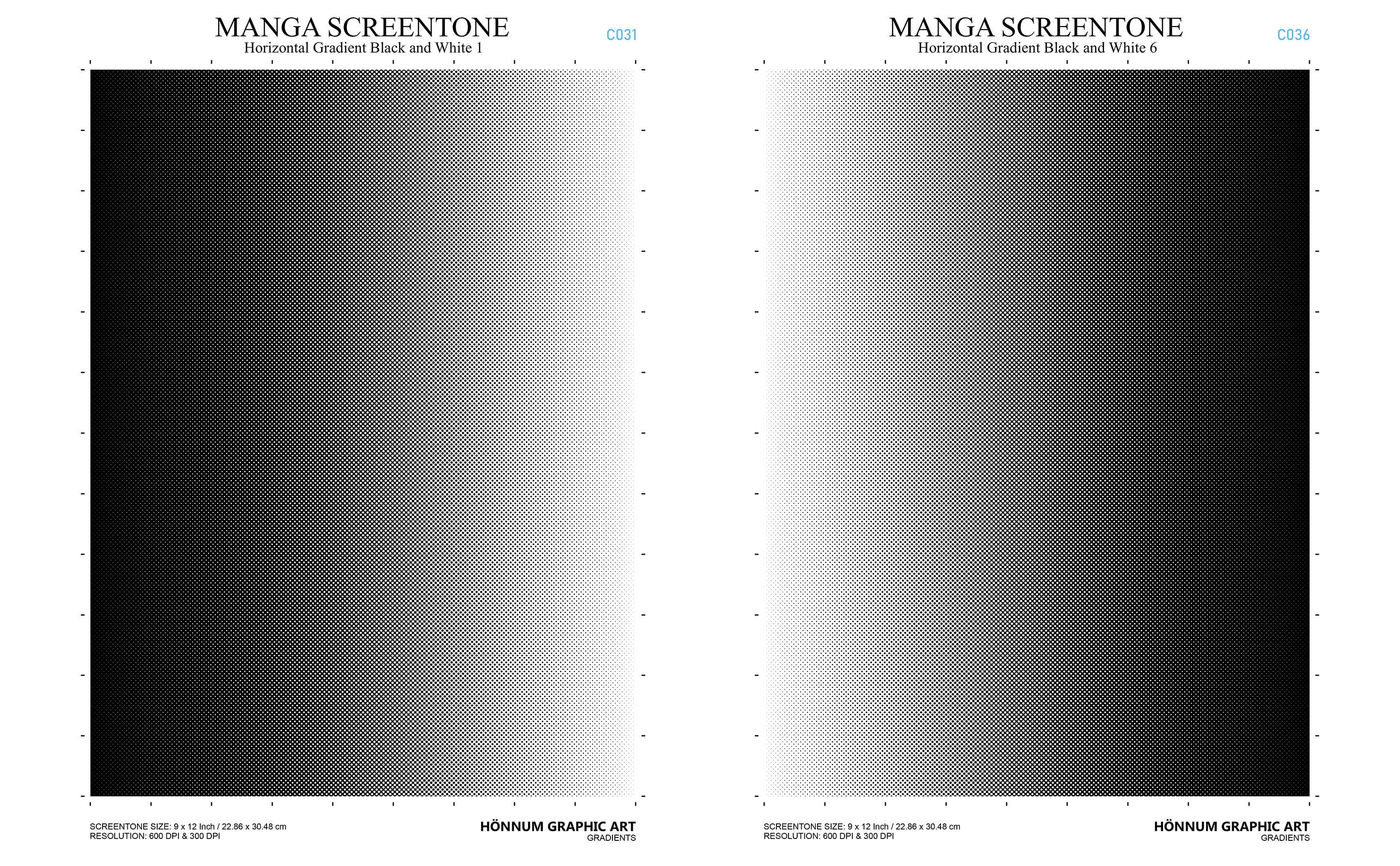 Screentones Collection 3 - Gradients / Photoshop Patterns / Photoshop ...