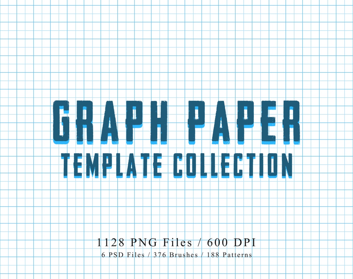 Graph Paper Template Collection / Photoshop Patterns / Journal Graph ...