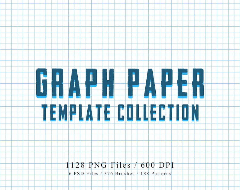 Graph Paper Template Collection / Photoshop Patterns / Journal Graph ...