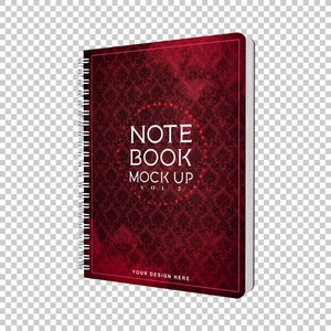 Notebook Mockup Vol 2 / Journal Mockup / Spiral Notebook Mockup / Diary ...