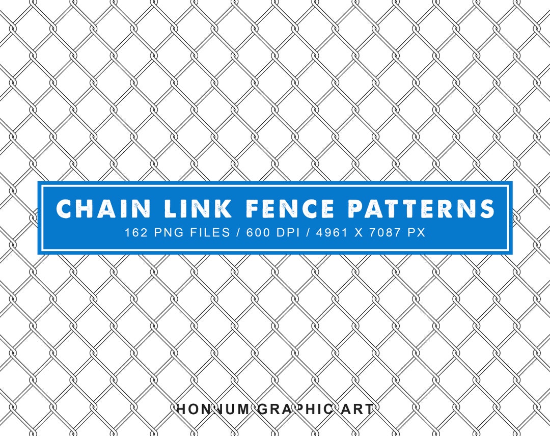Chain Link Fence Patterns / Wire Mesh Fence / Digital Download / PNG ...