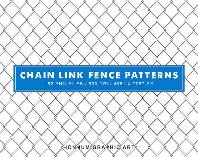 Chain Link Fence Patterns / Wire Mesh Fence / Digital Download / PNG ...