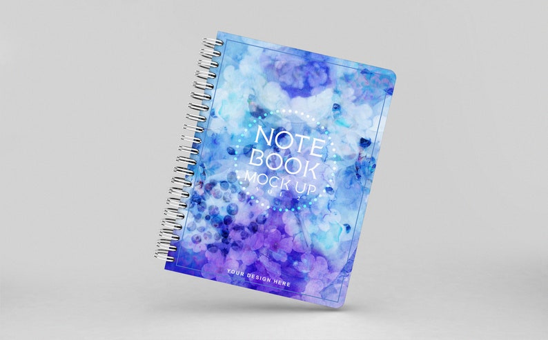 Notebook Mockup Vol 2 / Journal Mockup / Spiral Notebook Mockup / Diary ...
