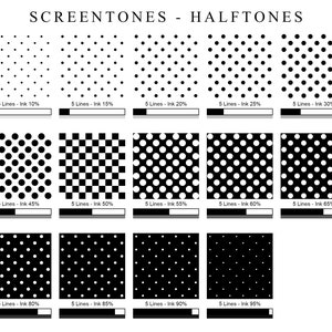 Screentones Collection 1 - Halftones / Photoshop Patterns / Photoshop ...