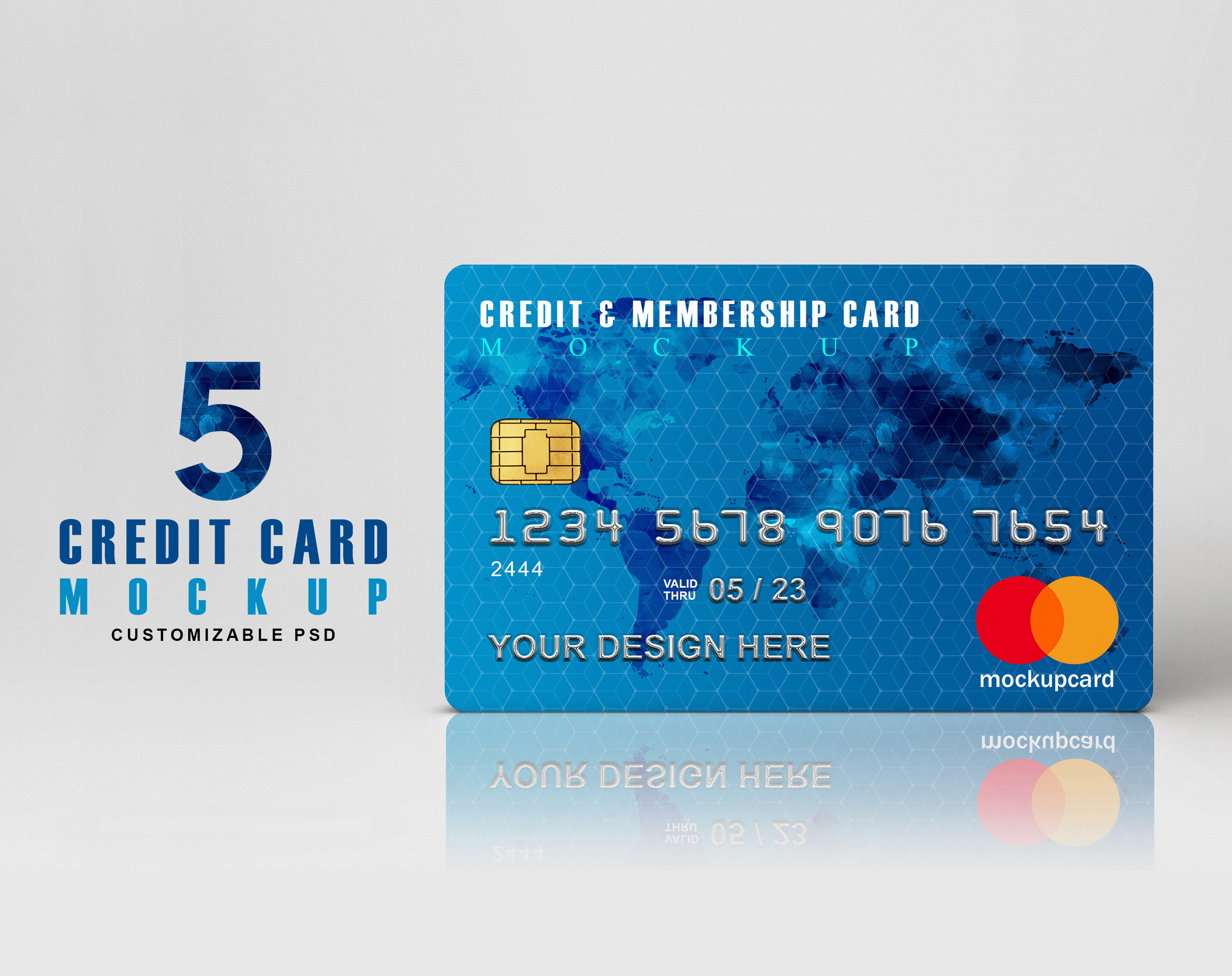 Credit Card Mockup / Debit Card Mockup / Gift Card Mockup / Membership ...