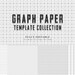 Graph Paper Template Collection / Photoshop Patterns / Journal Graph ...