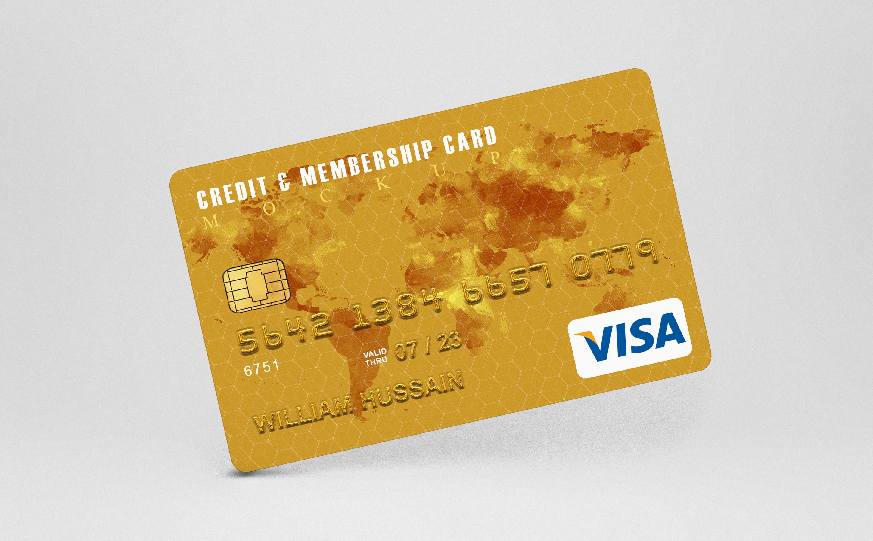 Credit Card Mockup / Debit Card Mockup / Gift Card Mockup / Membership ...