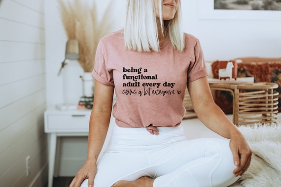 Being a Functional Adult SVG JPG Instant Download Digital - Etsy