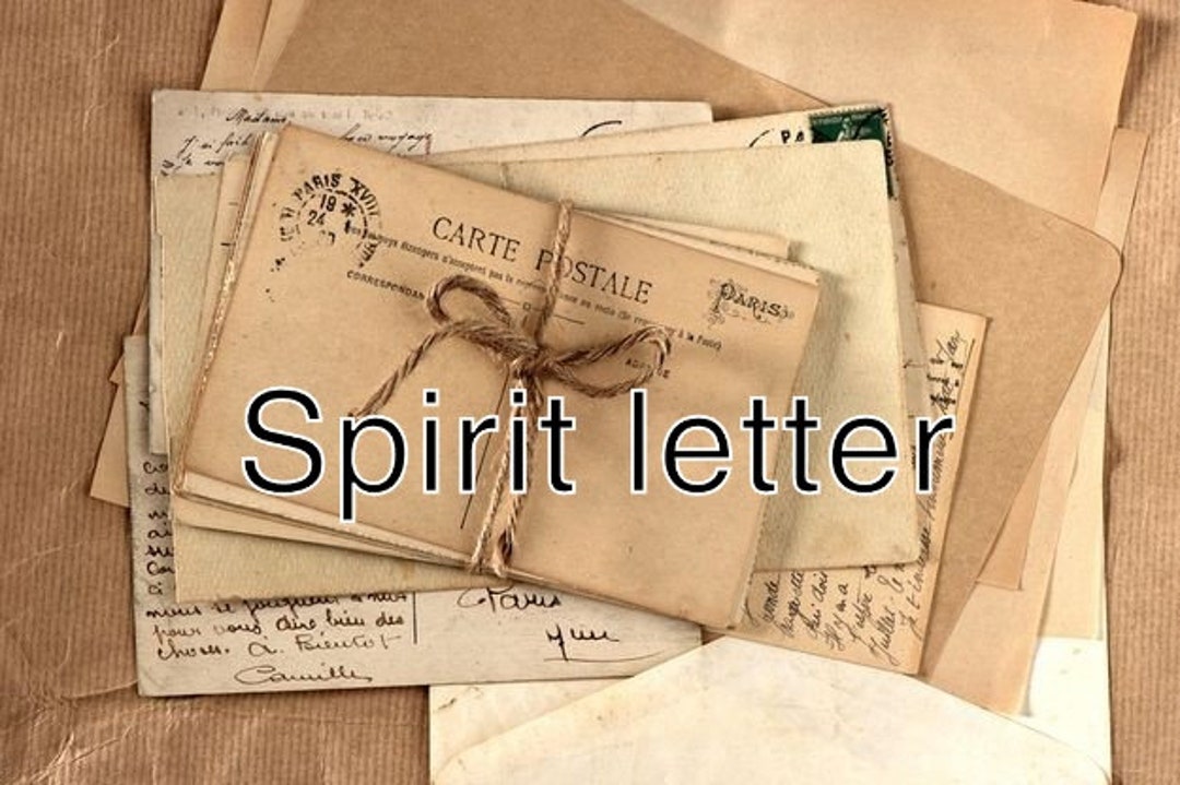 Spirit Letter - Etsy