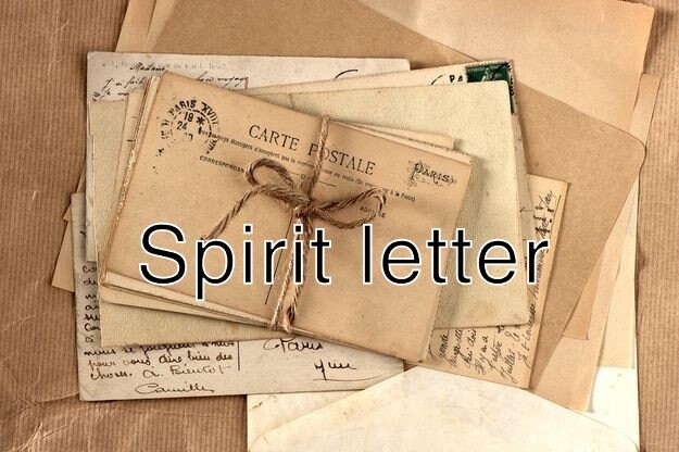 Spirit Letter - Etsy