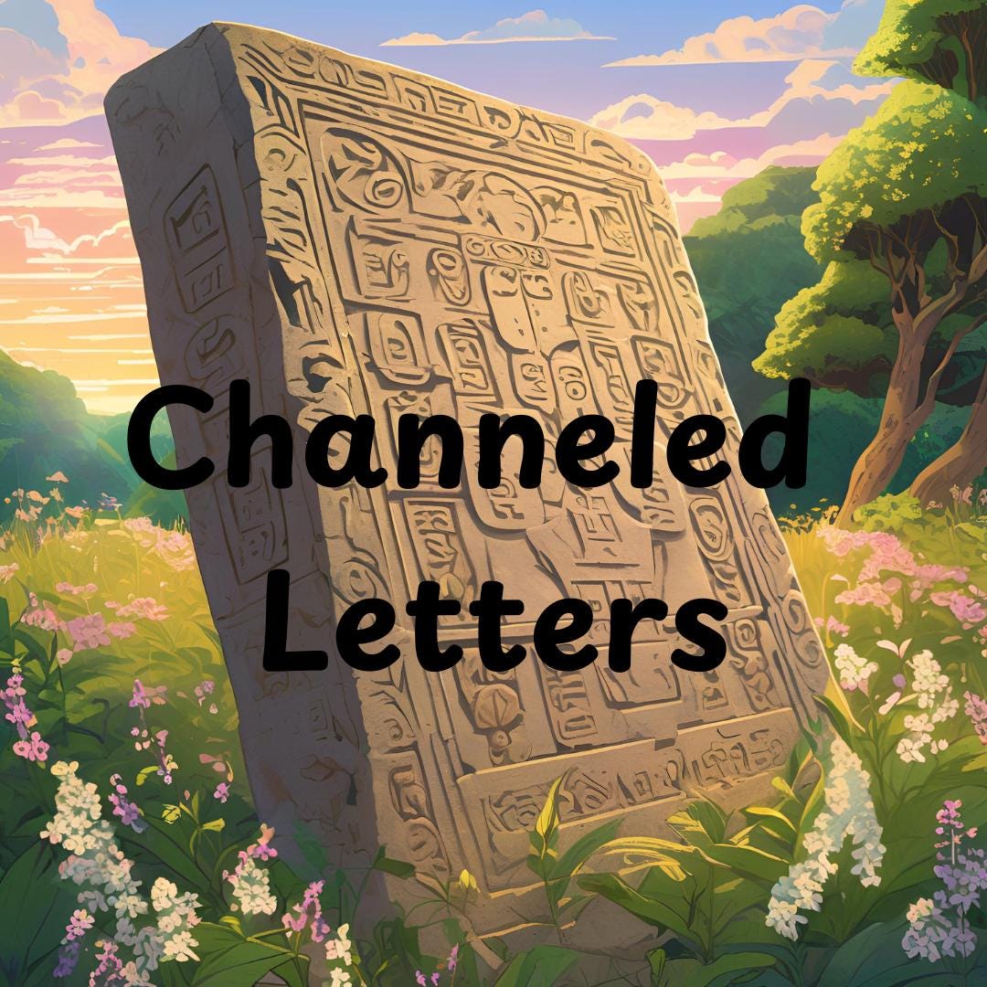 Channeled Letter: Deity or Entity Message (digital) - Etsy