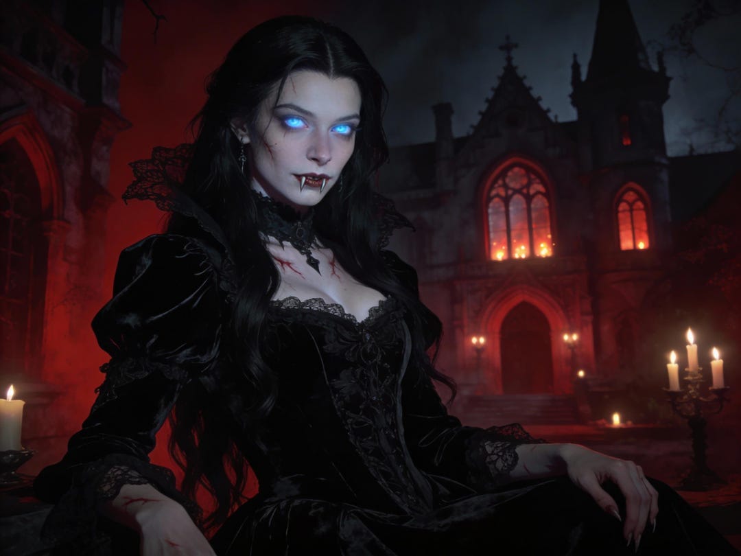 V Female Vampire Spirit Companion Preconjure - Etsy