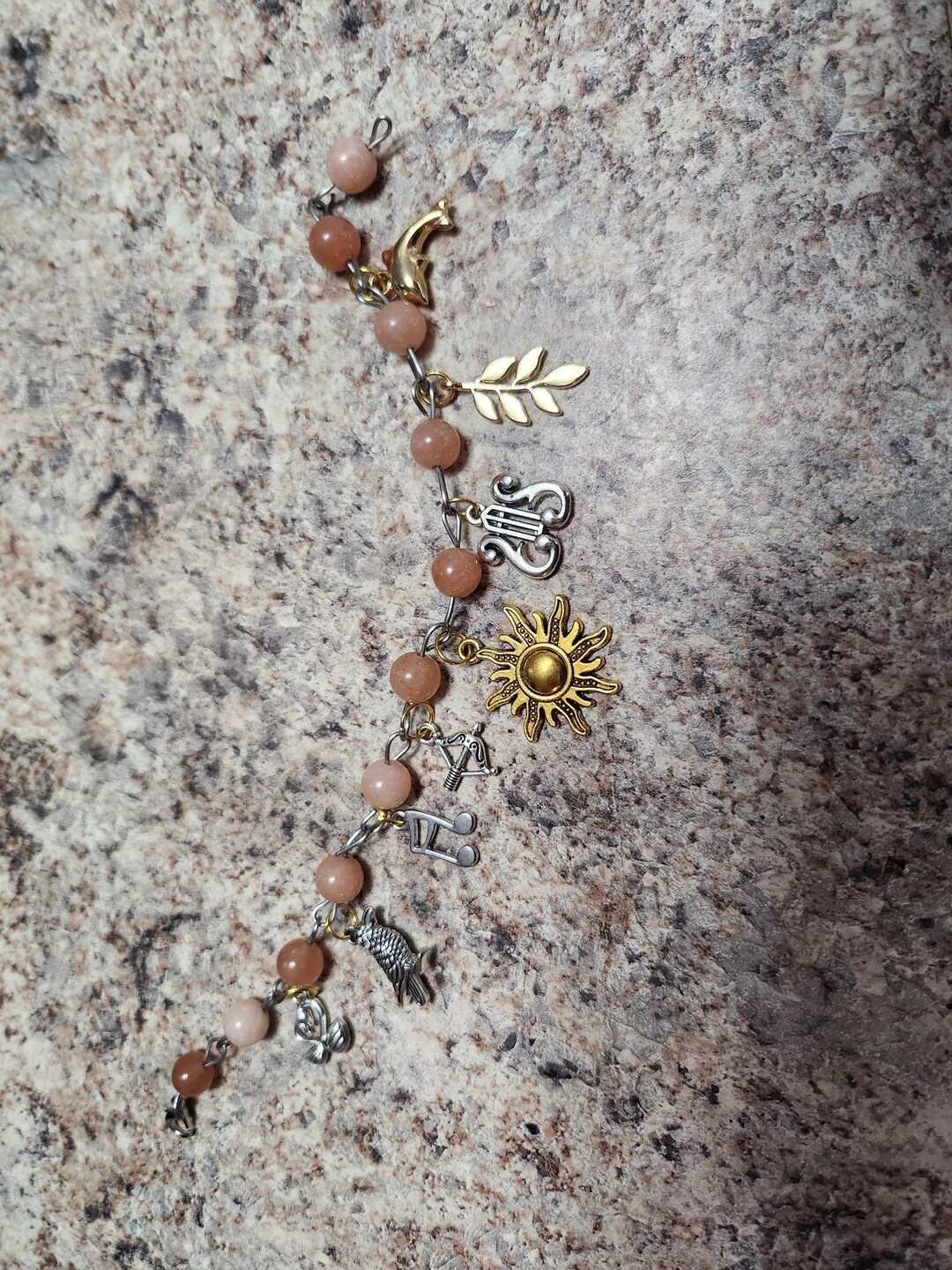 Apollo Charm Bracelet, Greek Mythology Jewelry, Greek God, Olympians ...