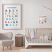 Abcs Poster, Alphabet Watercolor Nursery Decor, Home School, Preschool ...