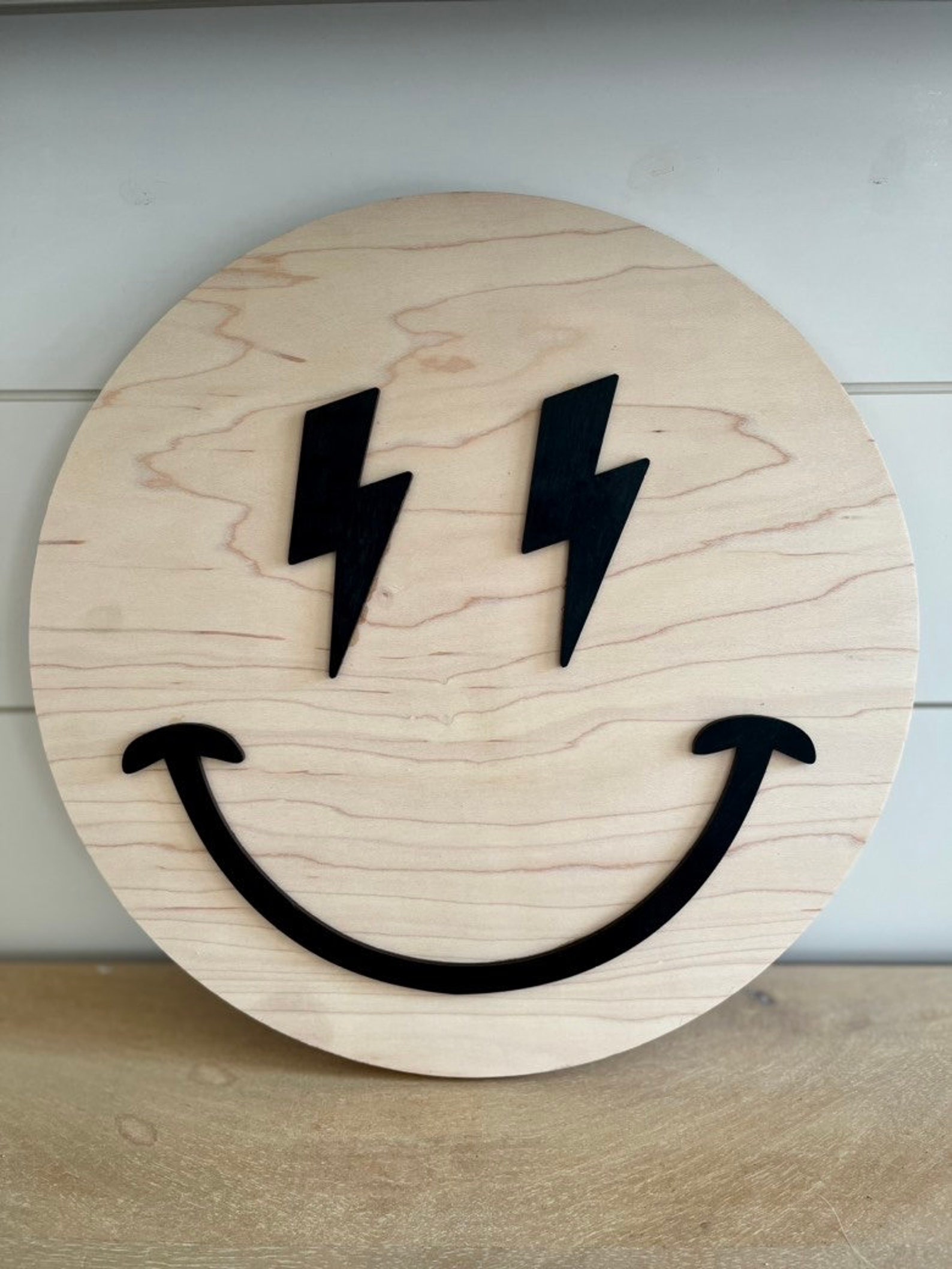 Wood Smiley Face Wall Sign Smiley Face Wall Decor Kids - Etsy