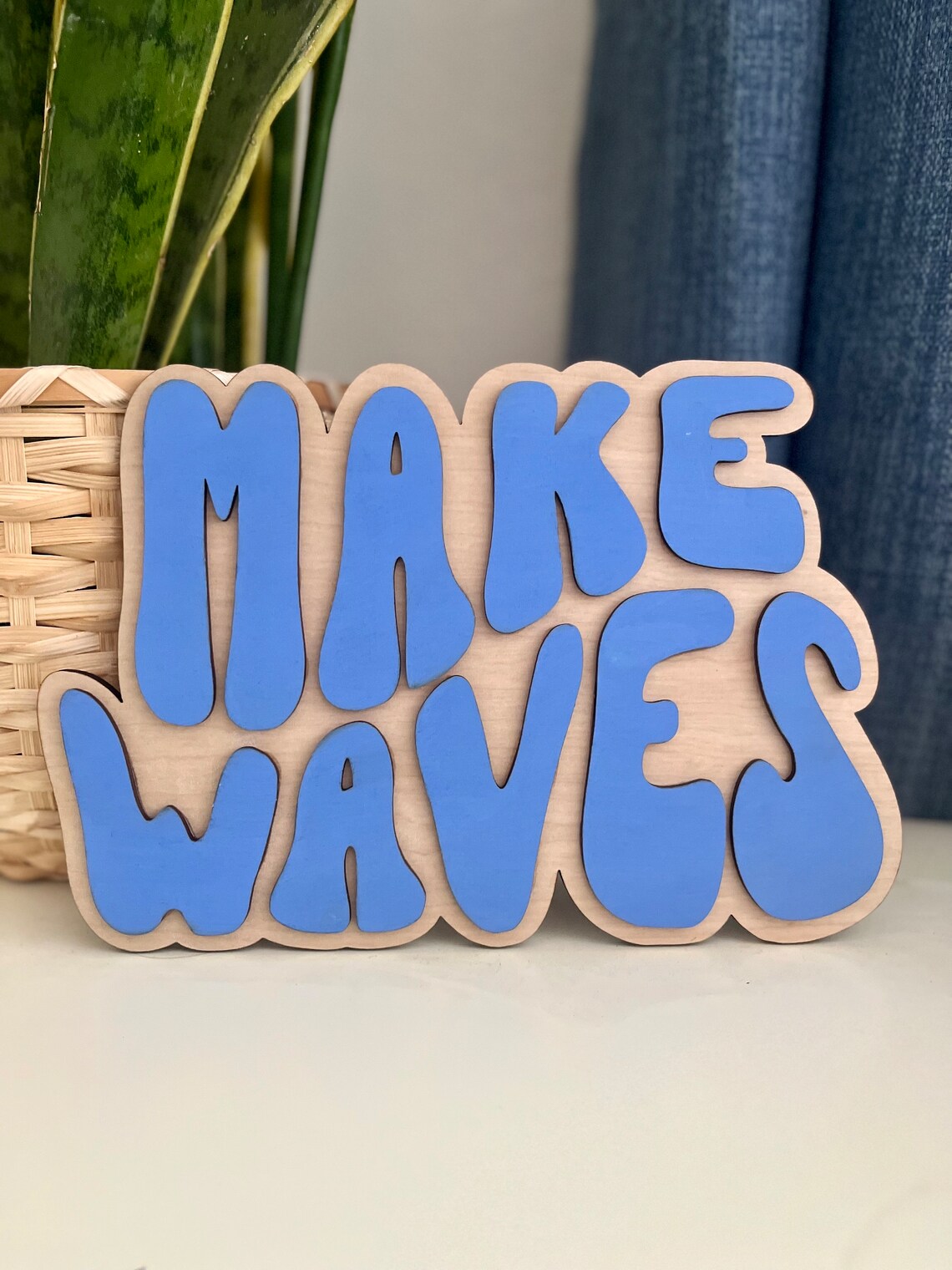 Make Waves Sign Make Waves Wall Decor Kids Room Sign Nursery Room Decor ...