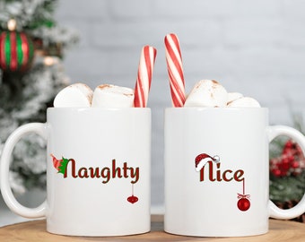 Naughty Nice Cups - Etsy
