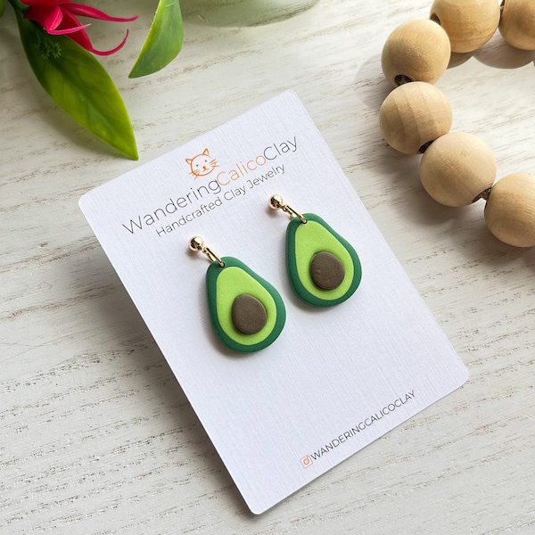 Polymer Clay Avocado - Etsy