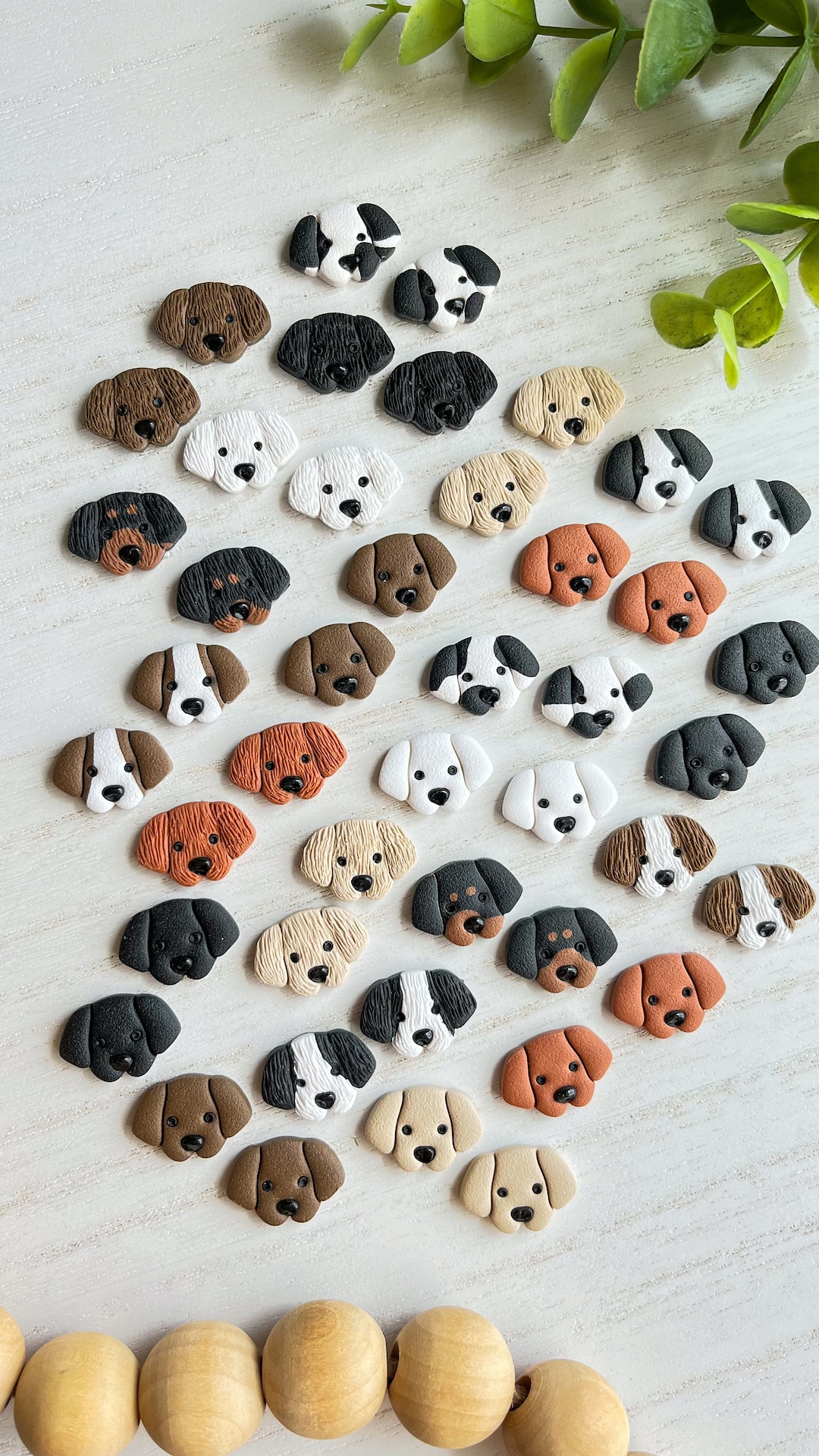 Polymer Clay Dog Earrings, Dog Lover Gift, Veterinarian Gifts, Animal ...