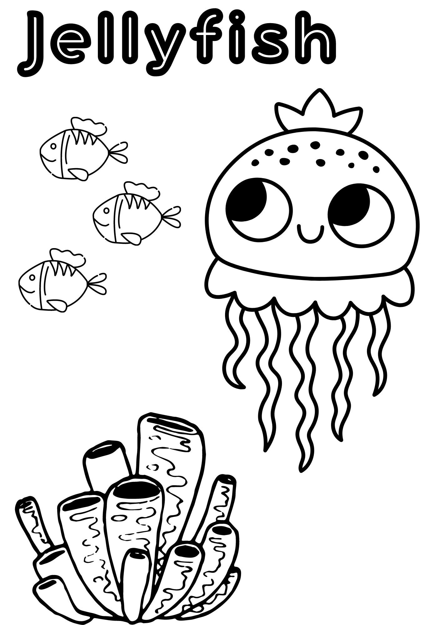 40 Printable Coloring Pages, Under the Sea Themed, Toddlers, Coloring ...