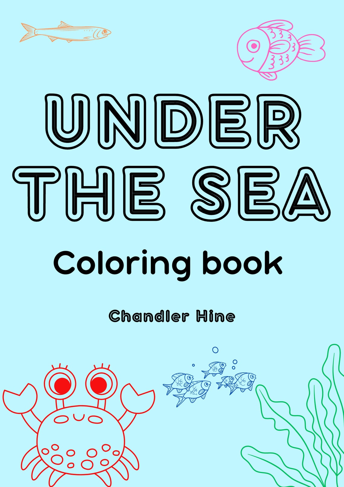 40 Printable Coloring Pages, Under the Sea Themed, Toddlers, Coloring ...