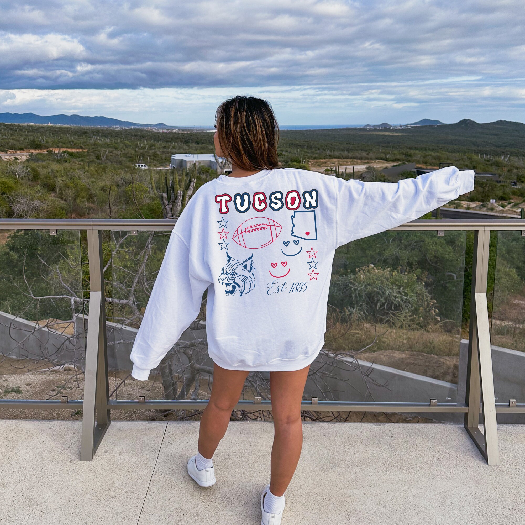 Arizona Sweatshirt, Tucson Pullover, AZ Gear, Gifts for Her AZ ...