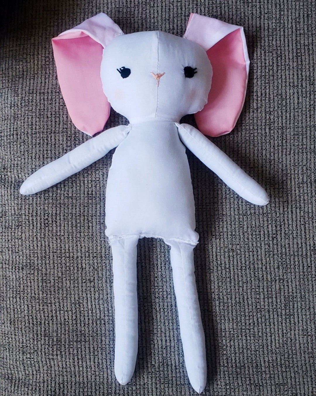 Bunny Rag Doll - Etsy