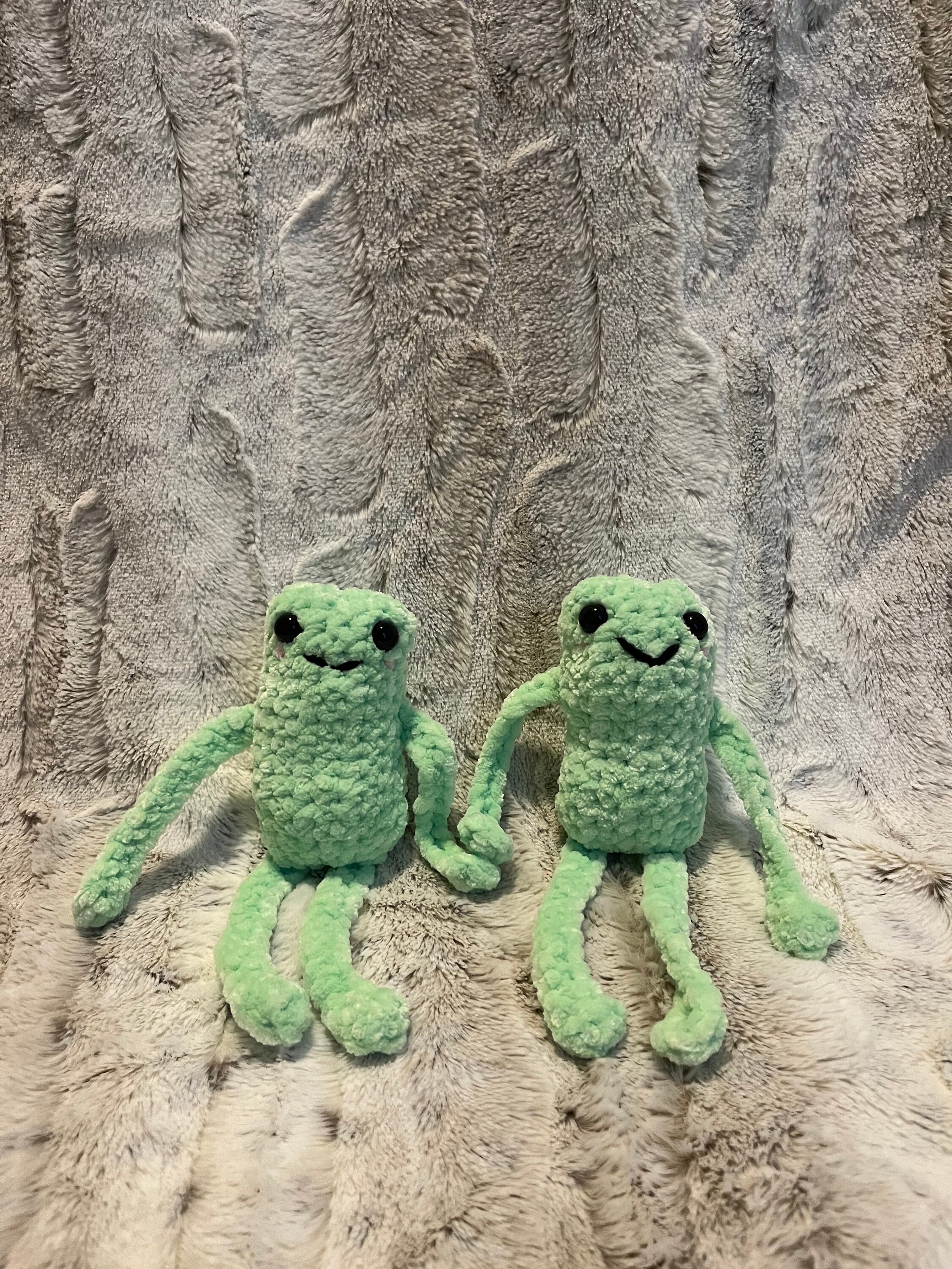 Long Leg Frog Crochet Stuffed Animal / Plushie Toy - Etsy