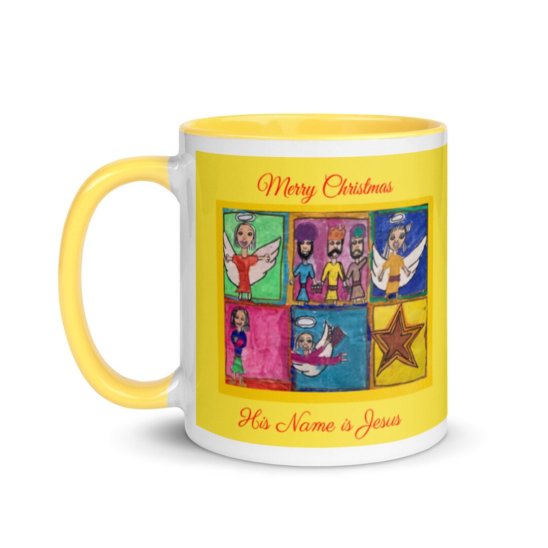 Merry Christmas Mug | Nativity Scene | Gift for Christian | Born in ...