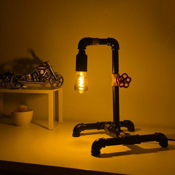 Pipe Lamp - Etsy