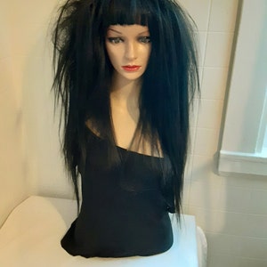 Gothic Bat Nest Wig. With Bangs Mixed With Human Hair. - Etsy
