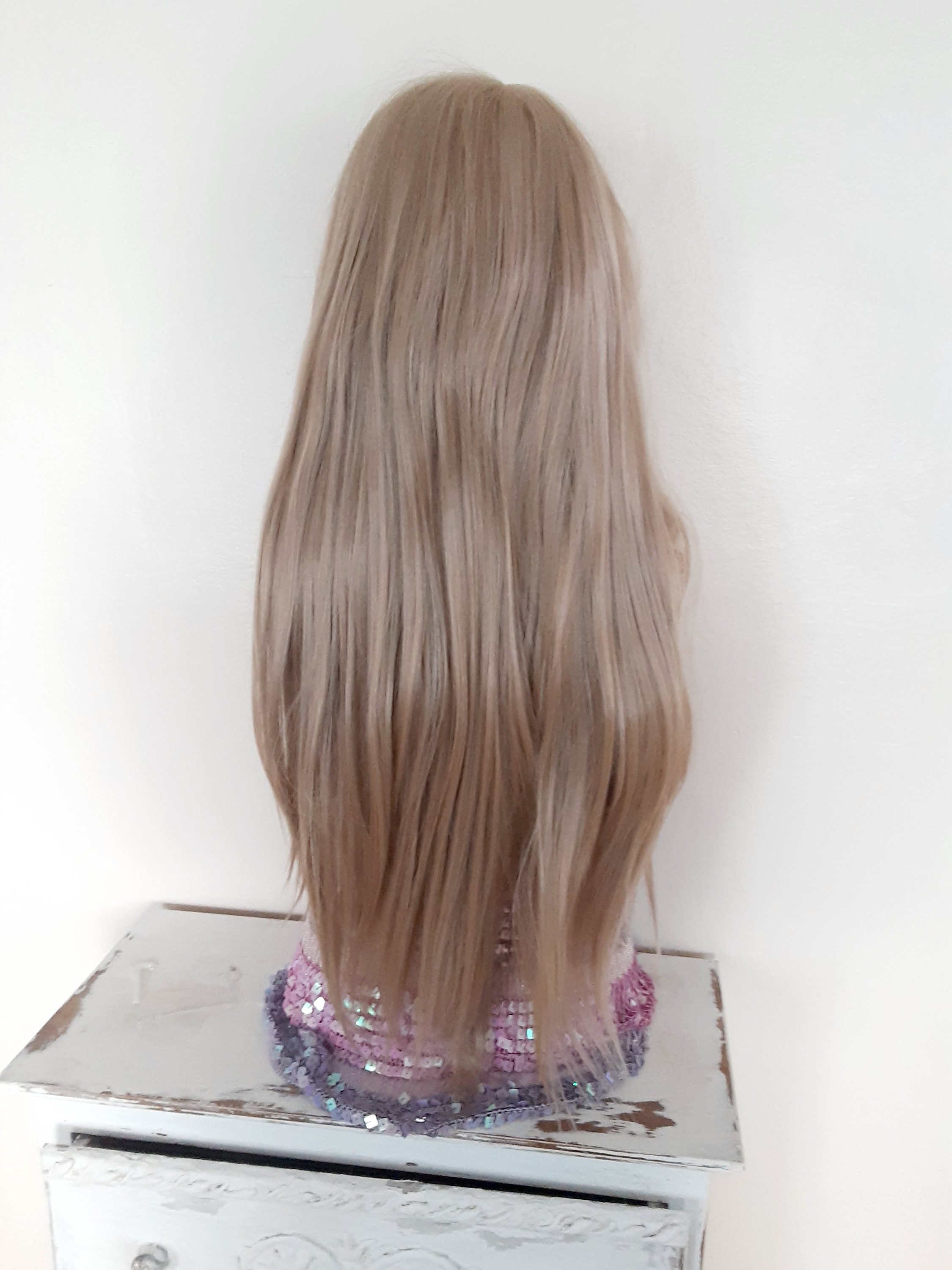 Sandy Blonde Lace Front Wig Human Hair Bend - Etsy