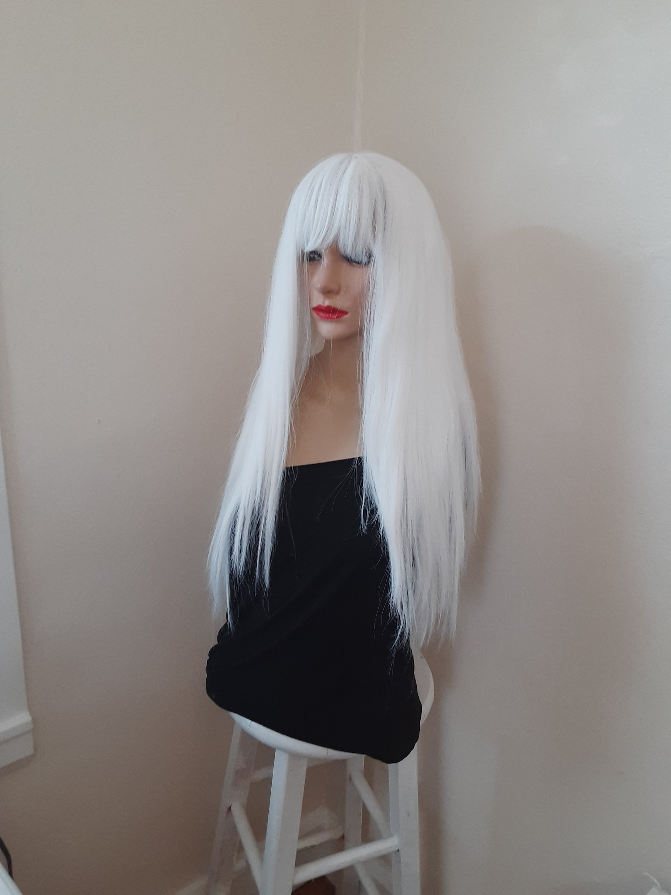 Snow White Wig With Bangs Straight - Etsy