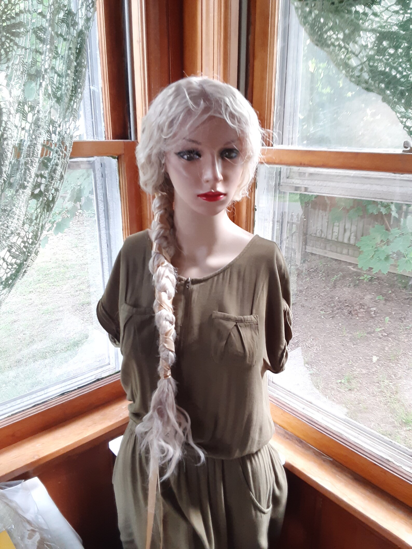 Light Blonde Lace Front With Side Braid 3x16 Lace 28'' - Etsy