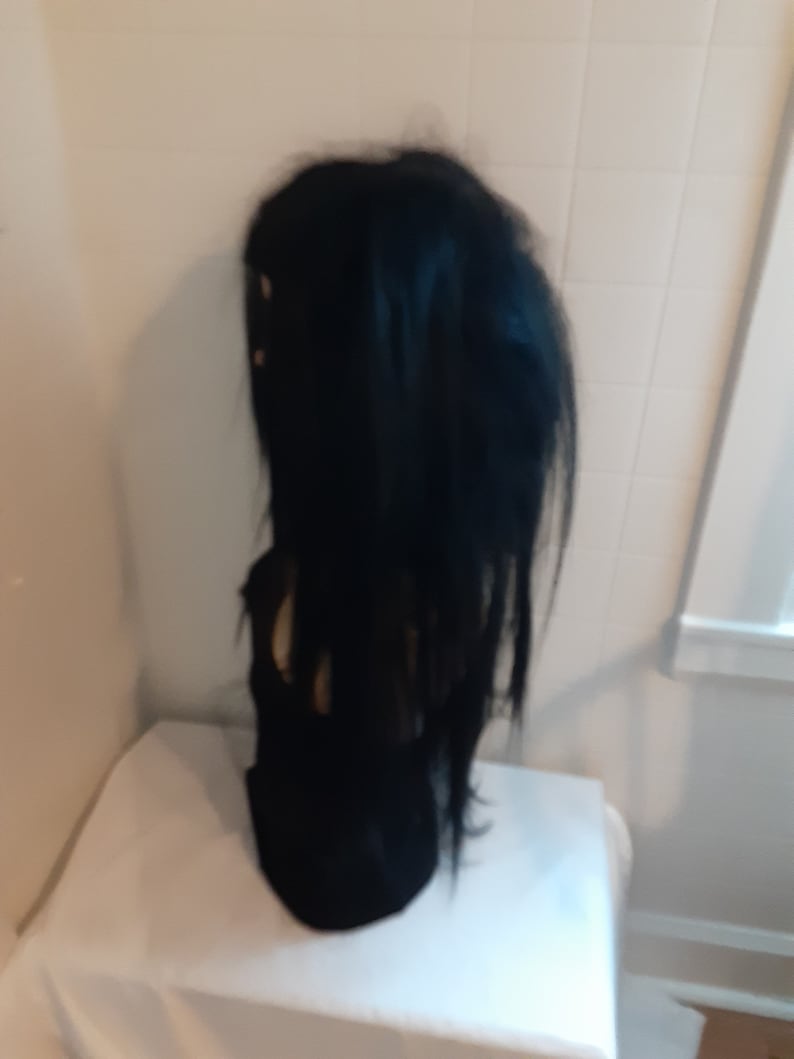 Gothic Bat Nest Wig. With Bangs Mixed With Human Hair. - Etsy