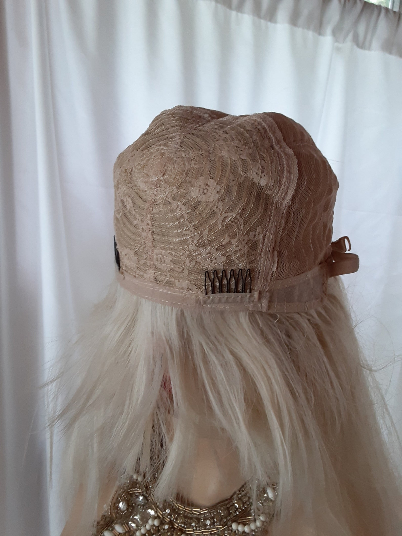 Light Blonde Wig With Bangs Layered Hair - Etsy