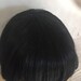Blsck Bob Wig With Bangs - Etsy